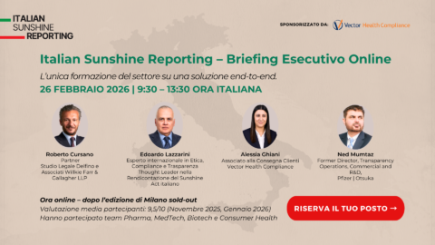 Risorse Sunshine Act | Documenti, FAQ e Guida alla Conformità